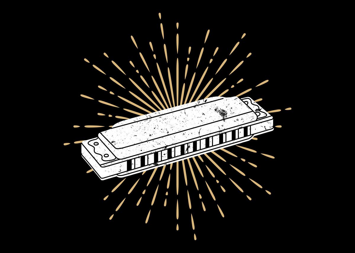 'Harmonica Lover Harmonica ' Poster by Patrik | Displate