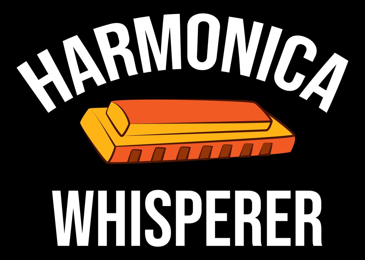 'Harmonica Whisperer Harmon' Poster by Patrik | Displate
