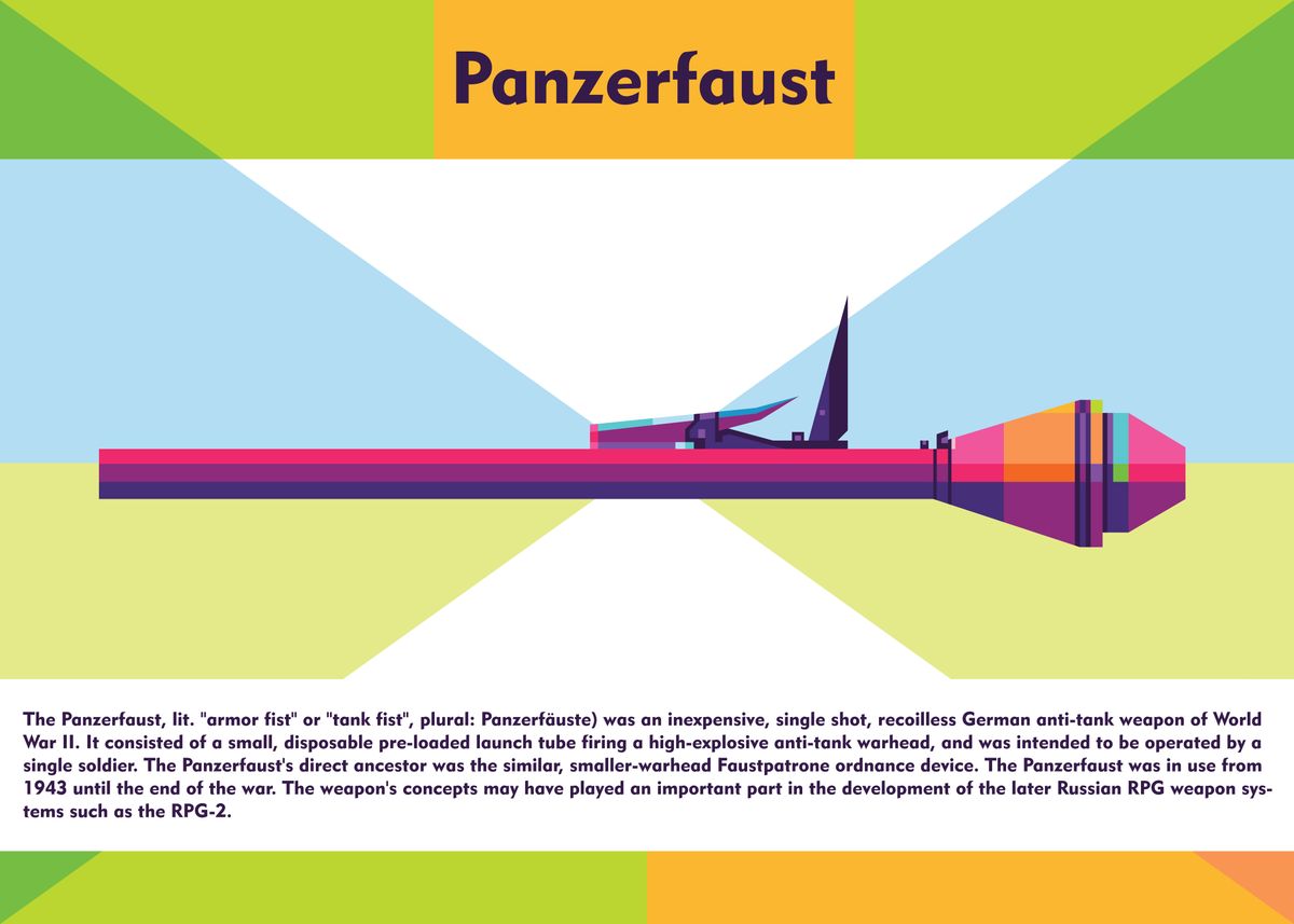'Panzerfaust' Poster, picture, metal print, paint by artisticdesign ...