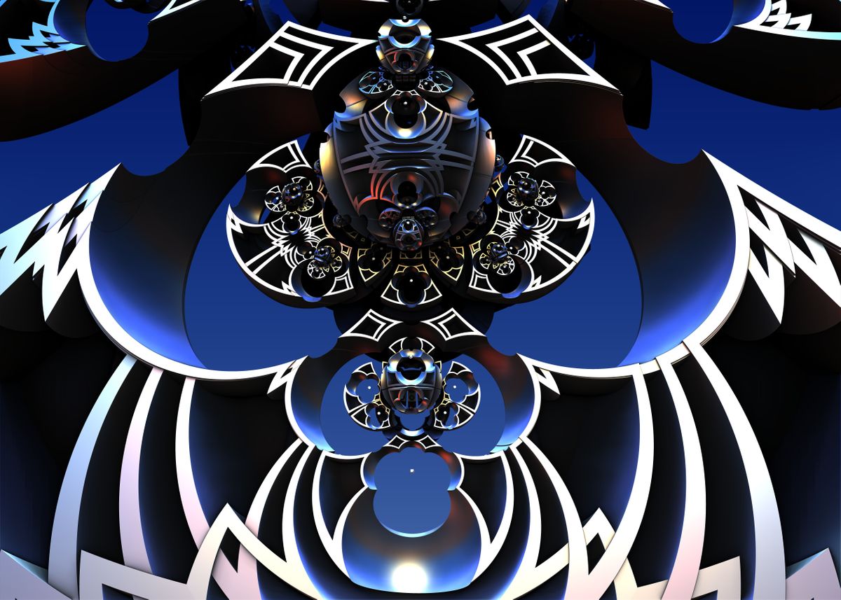 'Winged Automaton' Poster, picture, metal print, paint by Geo Netique ...