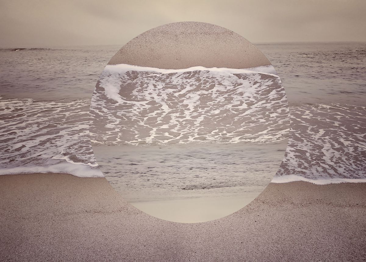 'Abstract sea' Poster, picture, metal print, paint by Larisa Siverina ...