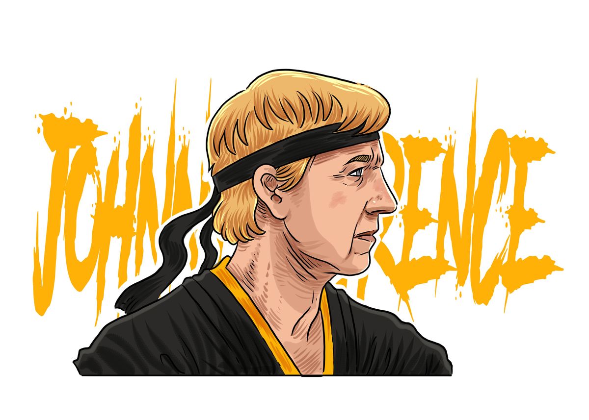 'Johnny Lawrence' Poster, picture, metal print, paint by DrawForFun Art ...