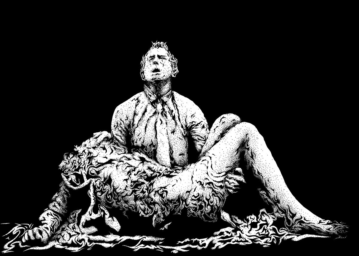 'Rotting' Poster, picture, metal print, paint by Orzech | Displate