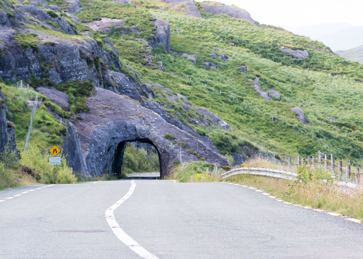 'Rock Tunnel' Poster by Zuki | Displate