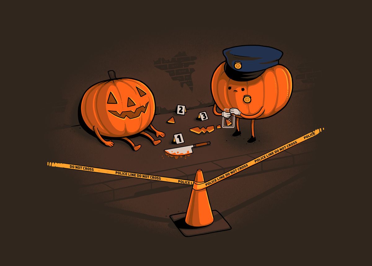 'Crime Scene' Poster, picture, metal print, paint by Ignacio Díaz ...