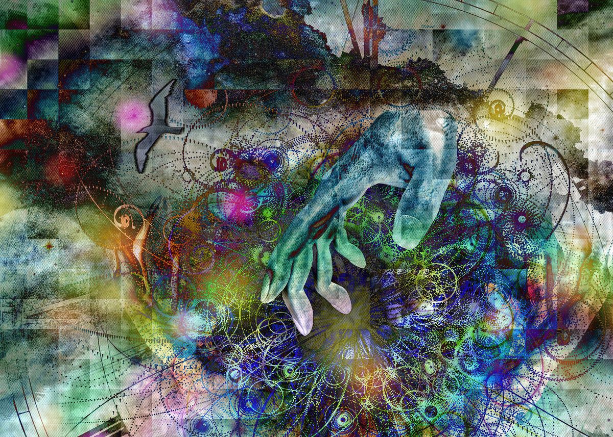 'The touch of God' Poster by Bruce Rolff | Displate