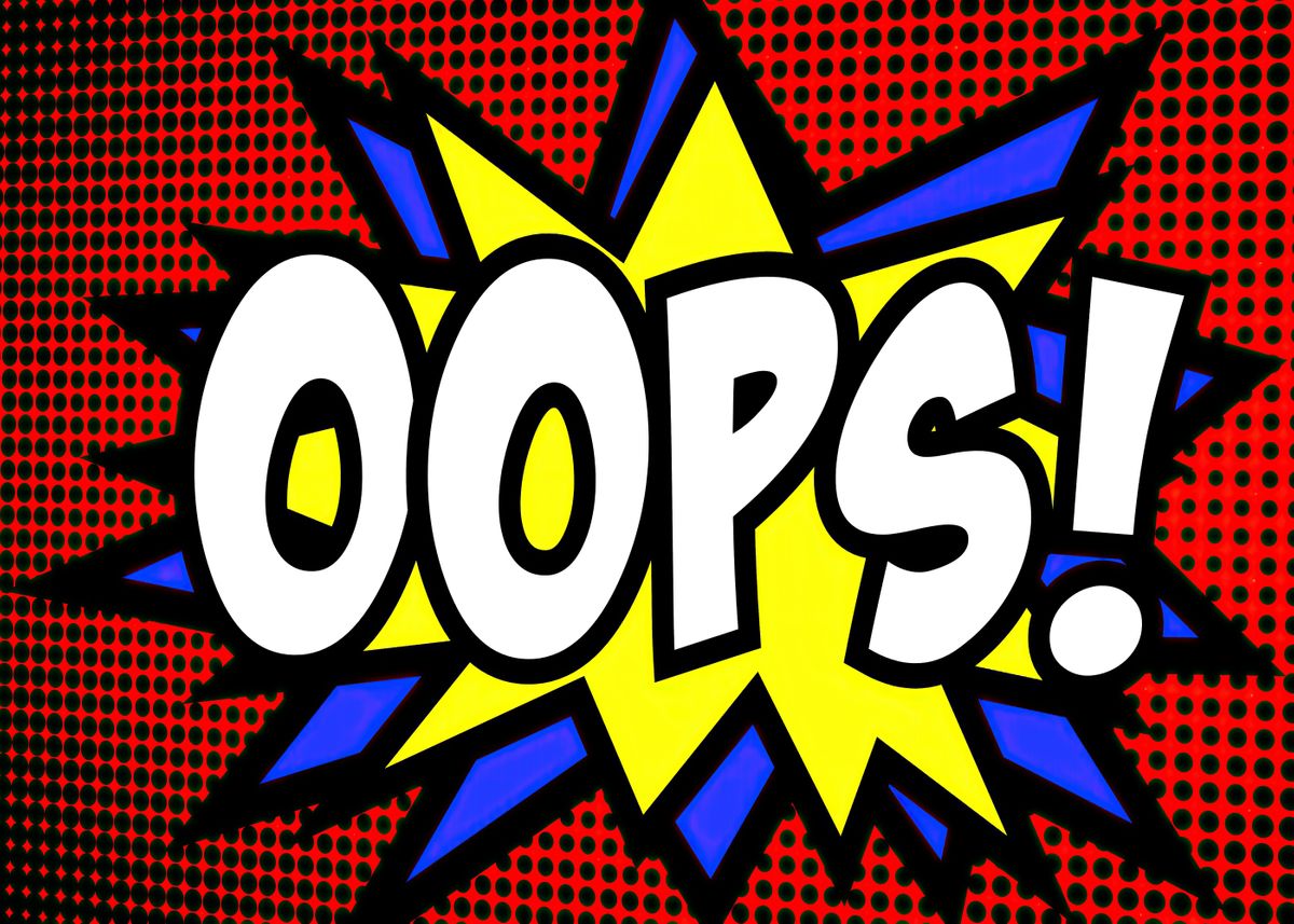 'Comic halftone star spikes' Poster by Gianfranco Grenar | Displate