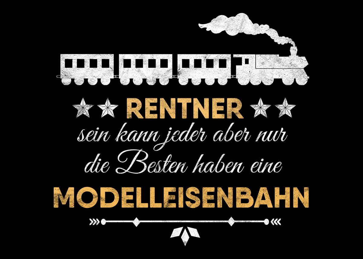 'Modellzug Modellbahn' Poster by dvdesign | Displate
