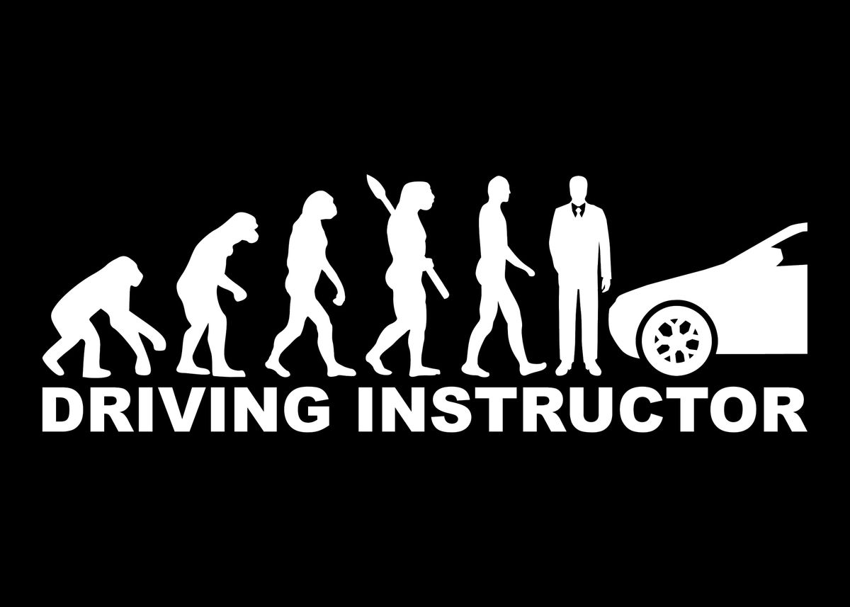 'Driving instructor' Poster, picture, metal print, paint by Designzz ...