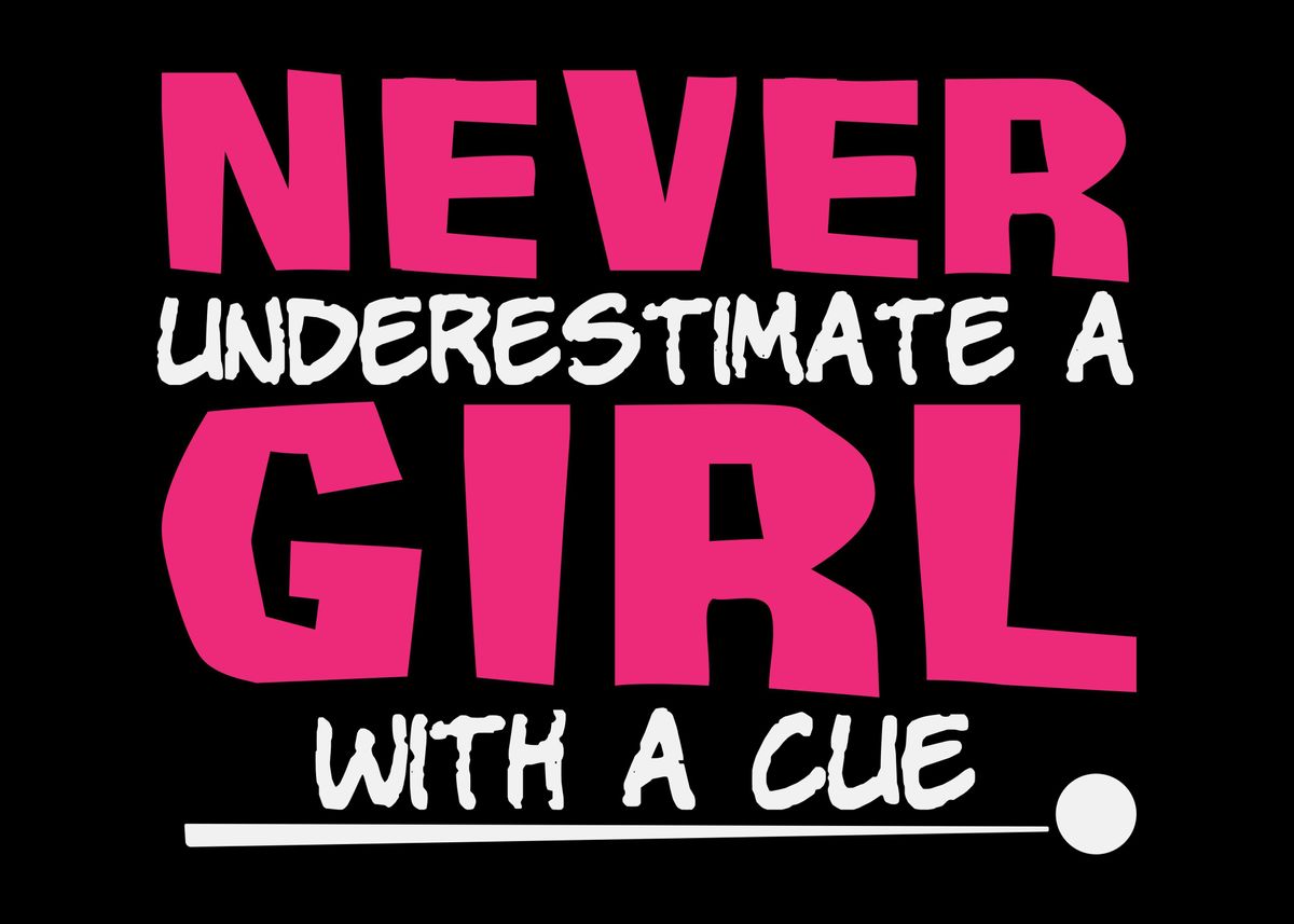 'Pool Billiard Girl Girls' Poster by DesignatedDesigner | Displate