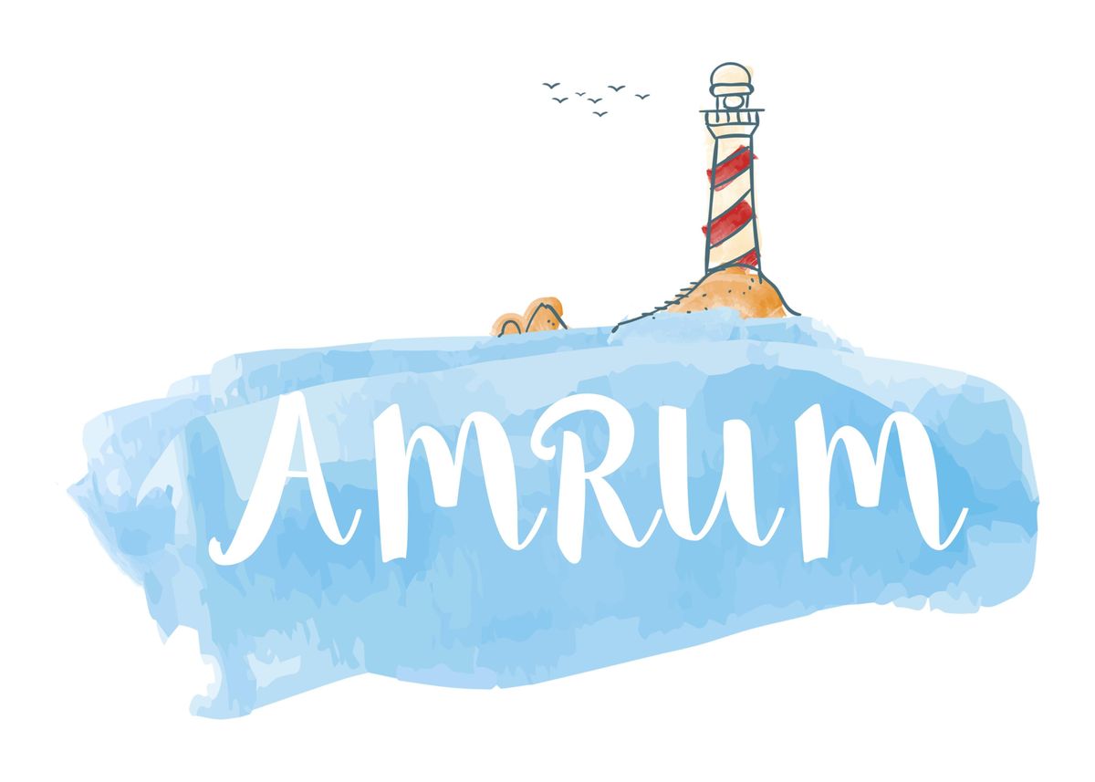'Amrum Nordsee Motiv' Poster, picture, metal print, paint by dvdesign ...