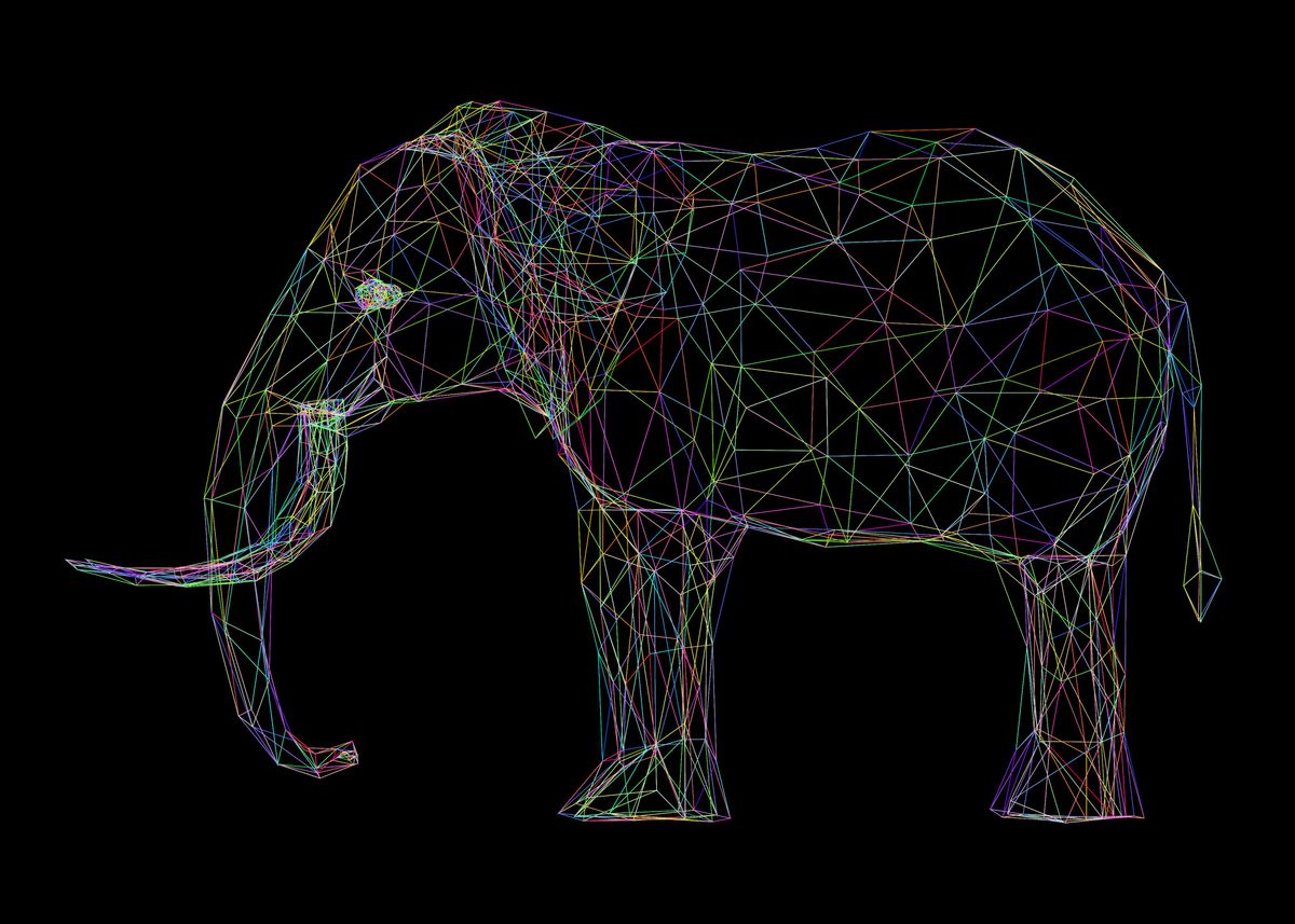 'Elephant' Poster by Plim | Displate