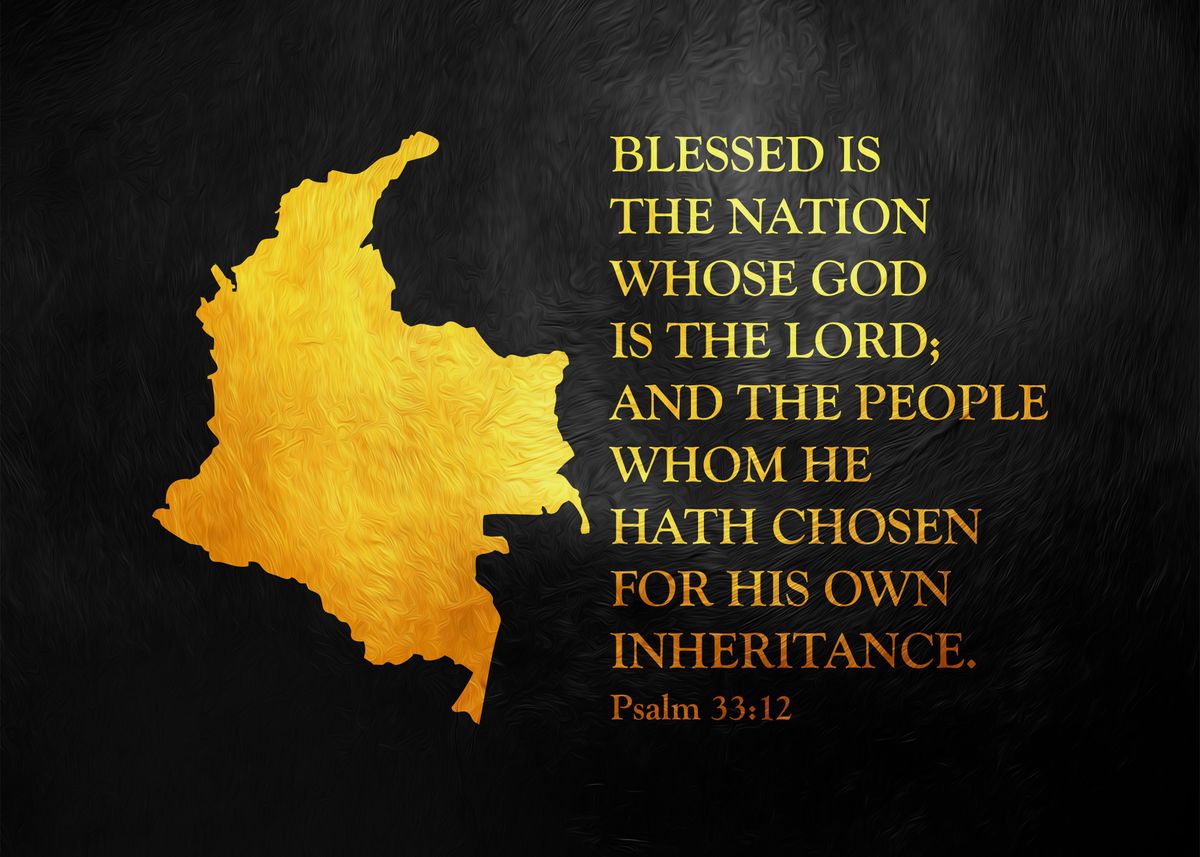 'Colombia' Poster, picture, metal print, paint by ABConcepts | Displate