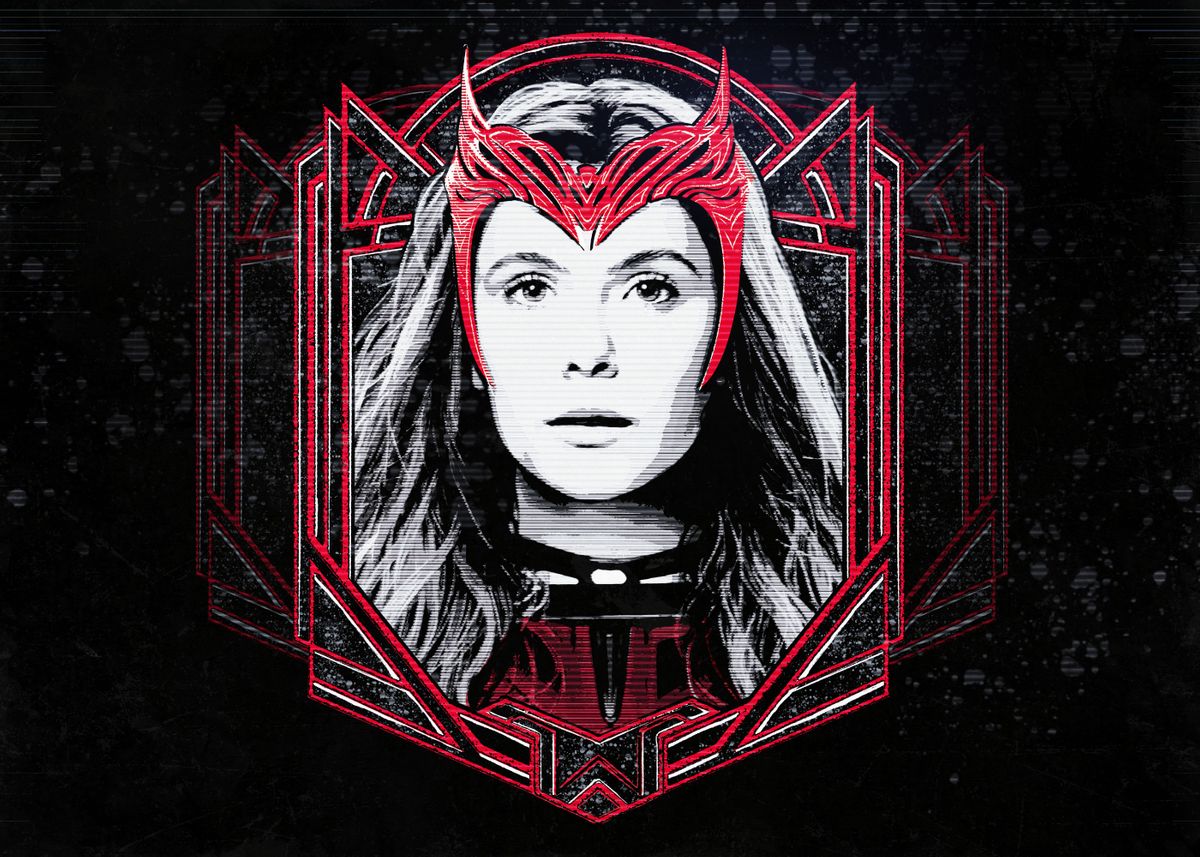 'Wanda' Poster, picture, metal print, paint by Marvel | Displate