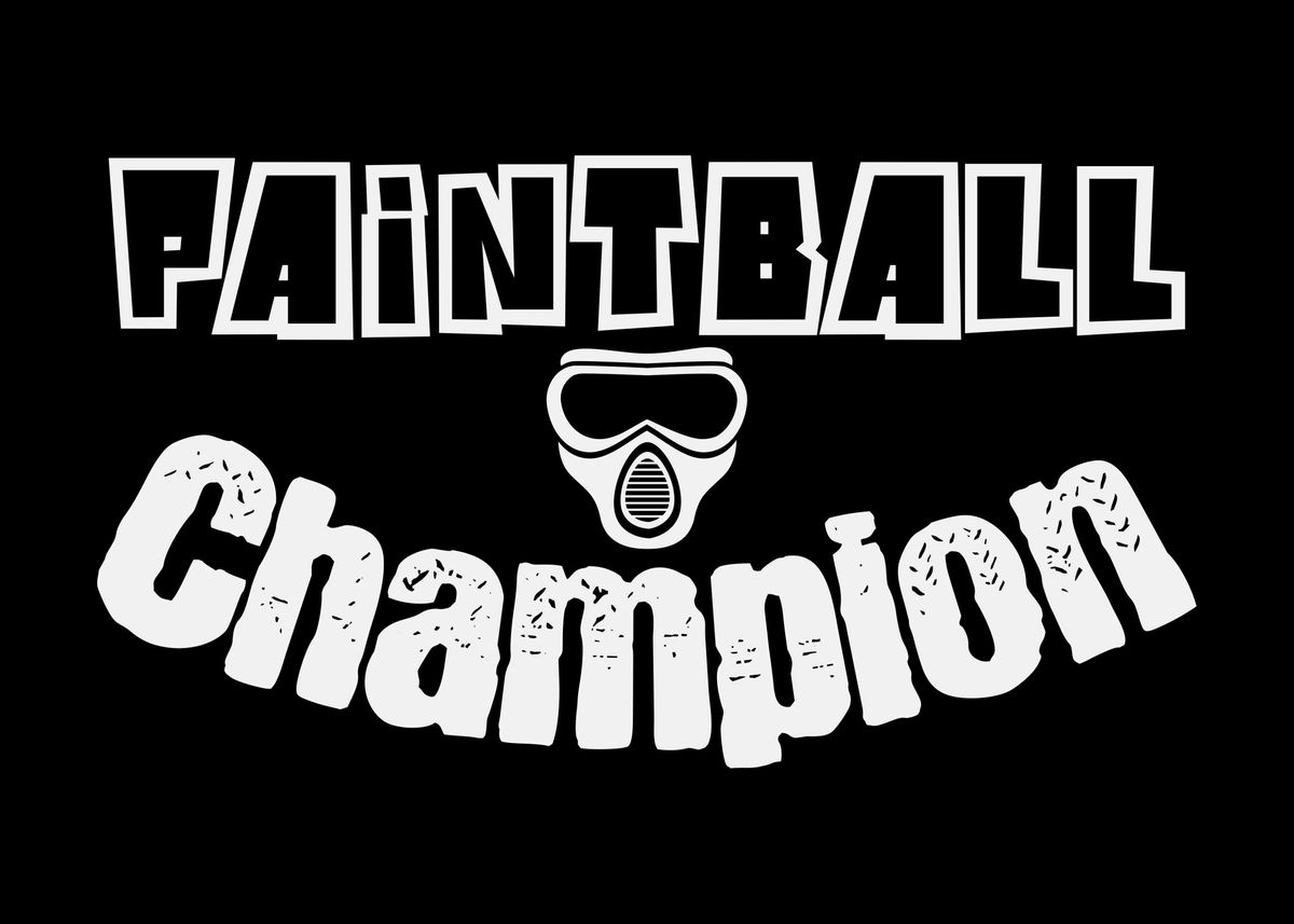'Paintball Champion Mask' Poster, picture, metal print, paint by ...