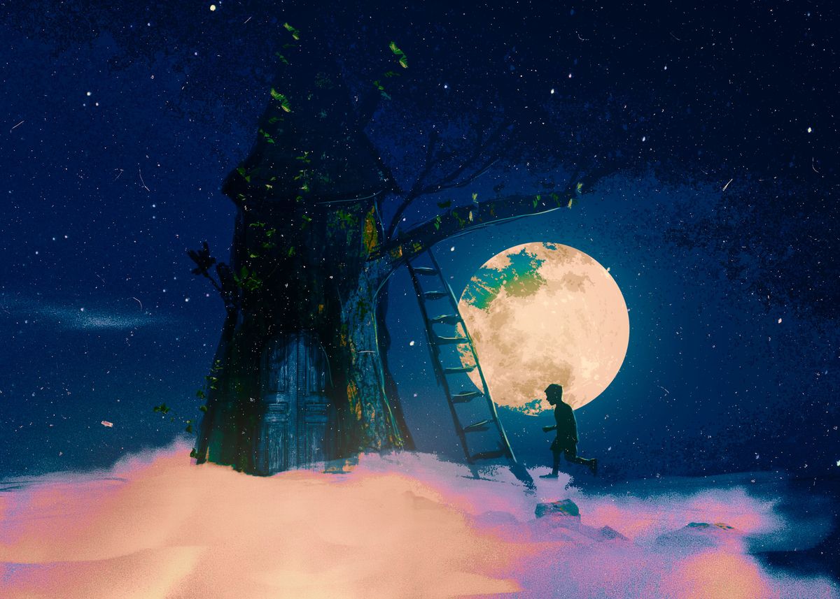 'Tree House' Poster by Thiago Garcia | Displate