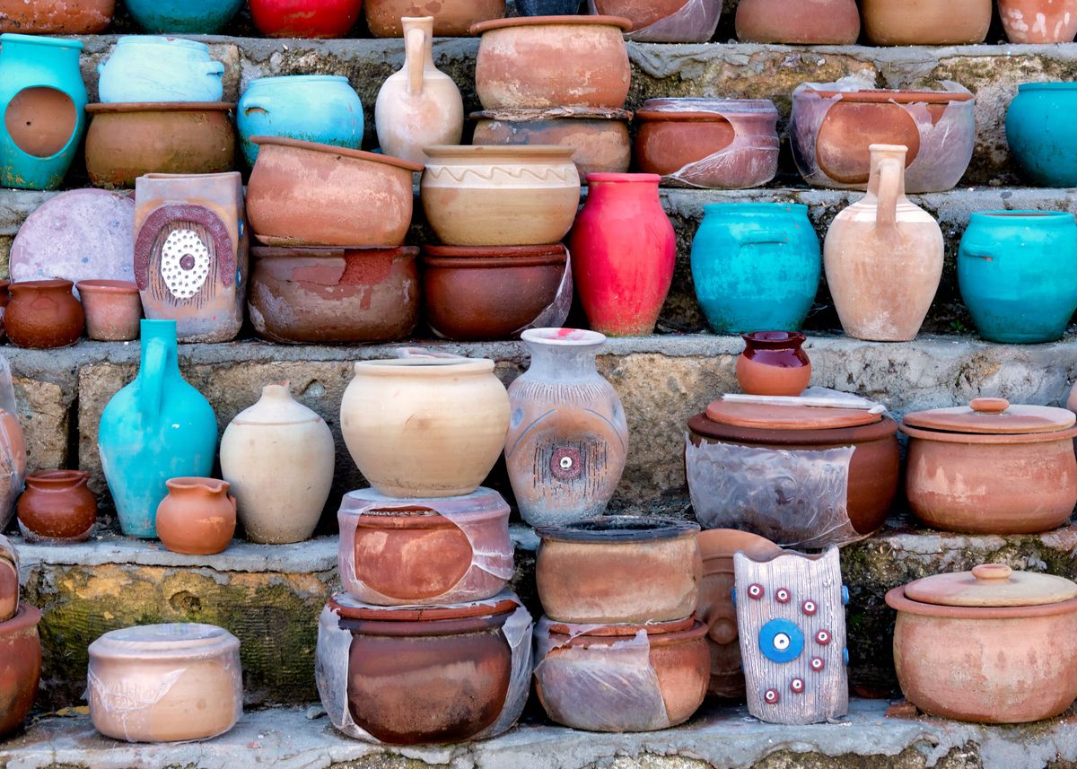 'Cappadocian pottery' Poster, picture, metal print, paint by Fabrizio ...