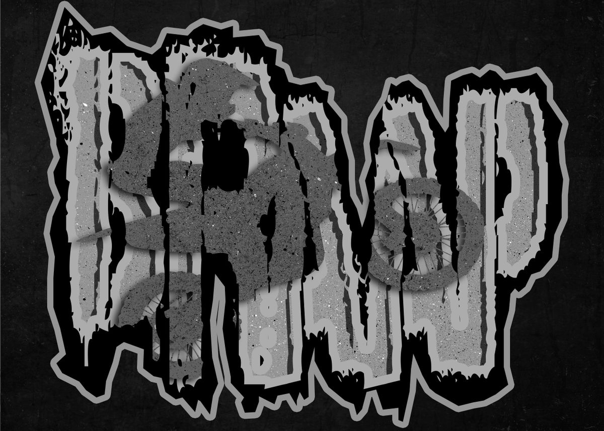 'Braap' Poster, picture, metal print, paint by One Red Fox | Displate