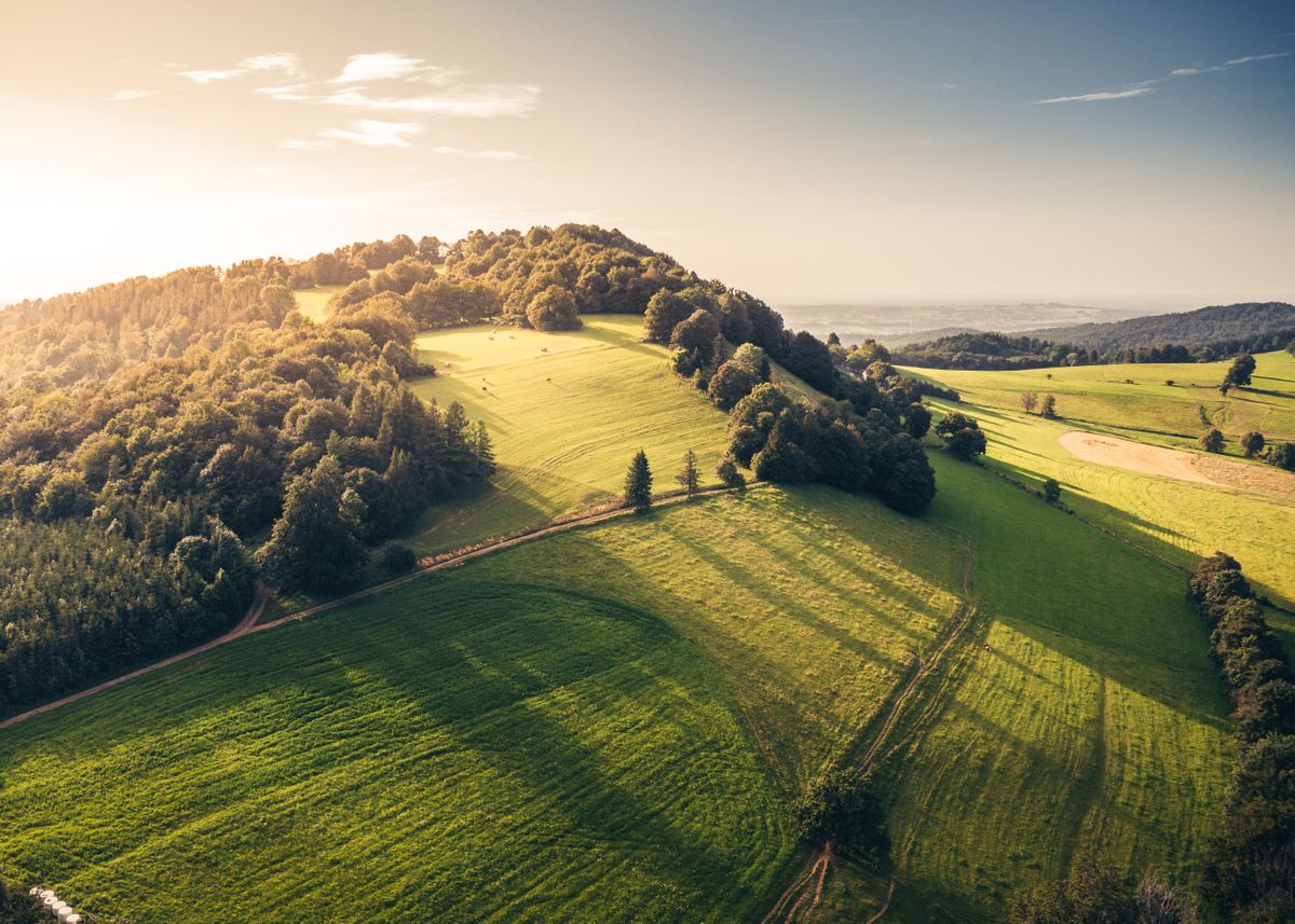 'Sunny Peak' Poster, picture, metal print, paint by Adam Stolarczyk ...