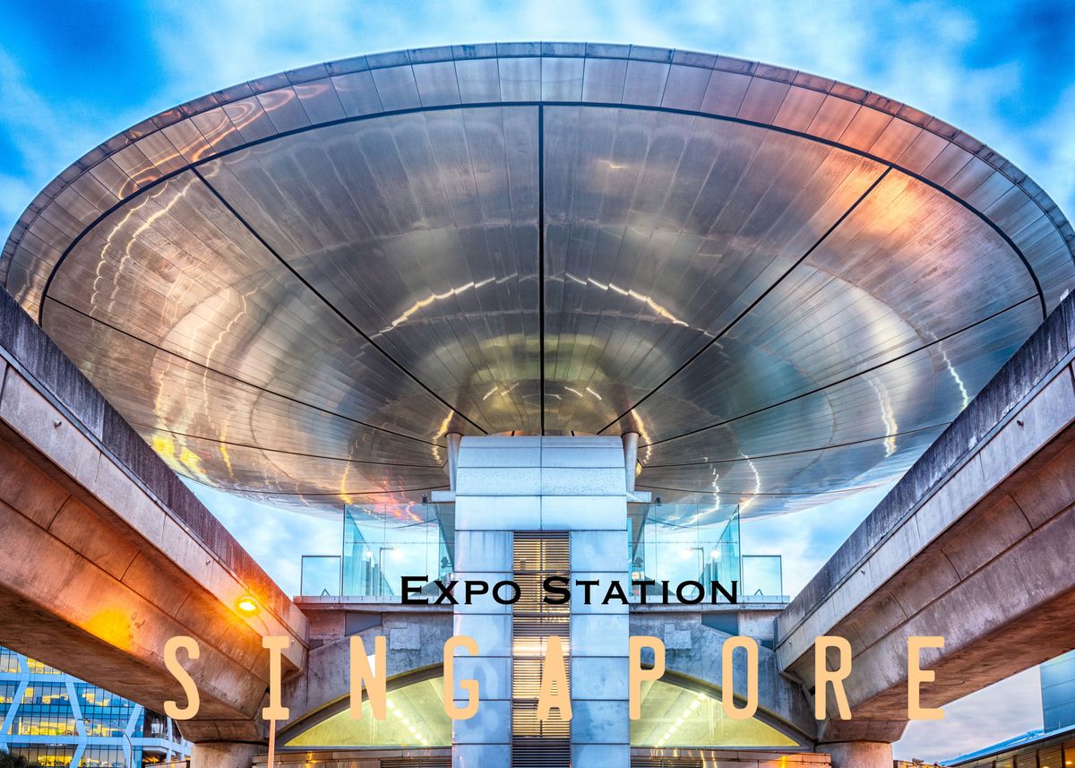 'Singapore Expo Station' Poster by John Callahan | Displate