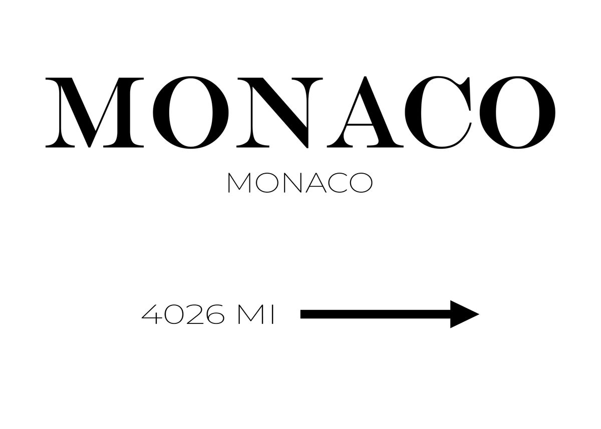 'Monaco' Poster, picture, metal print, paint by Conceptual Photography ...