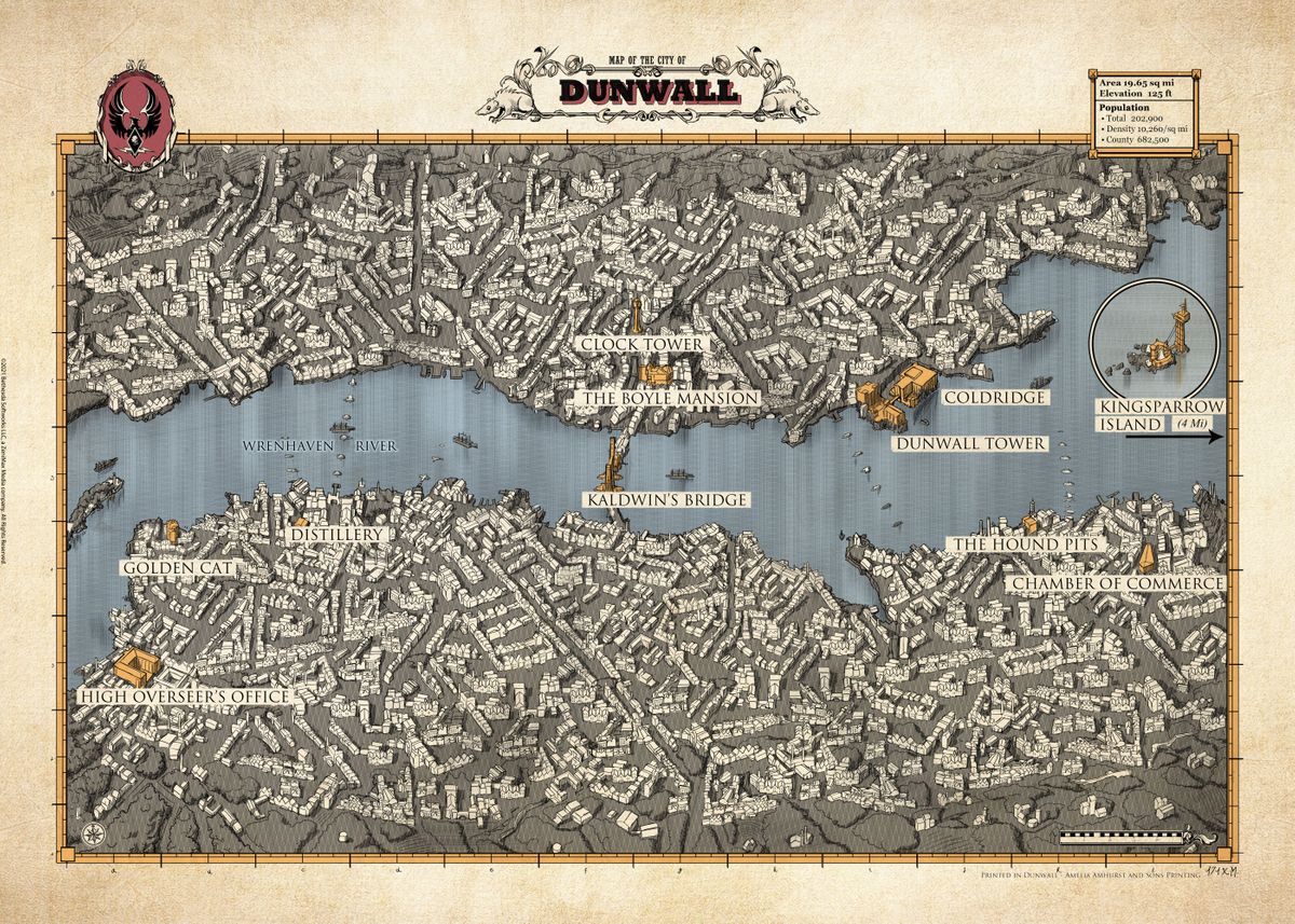 'The city of Dunwall' Poster, picture, metal print, paint by Dishonored ...