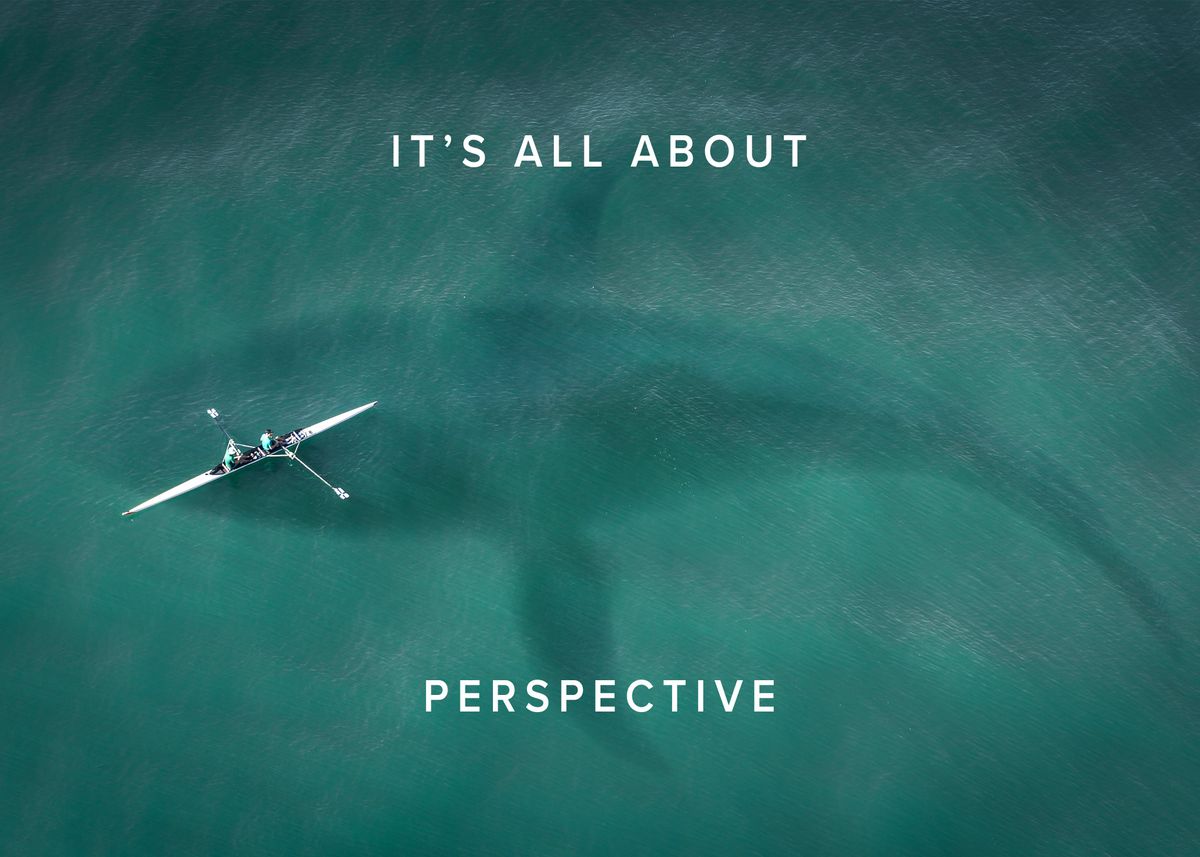 'All About Perspective' Poster, picture, metal print, paint by ...