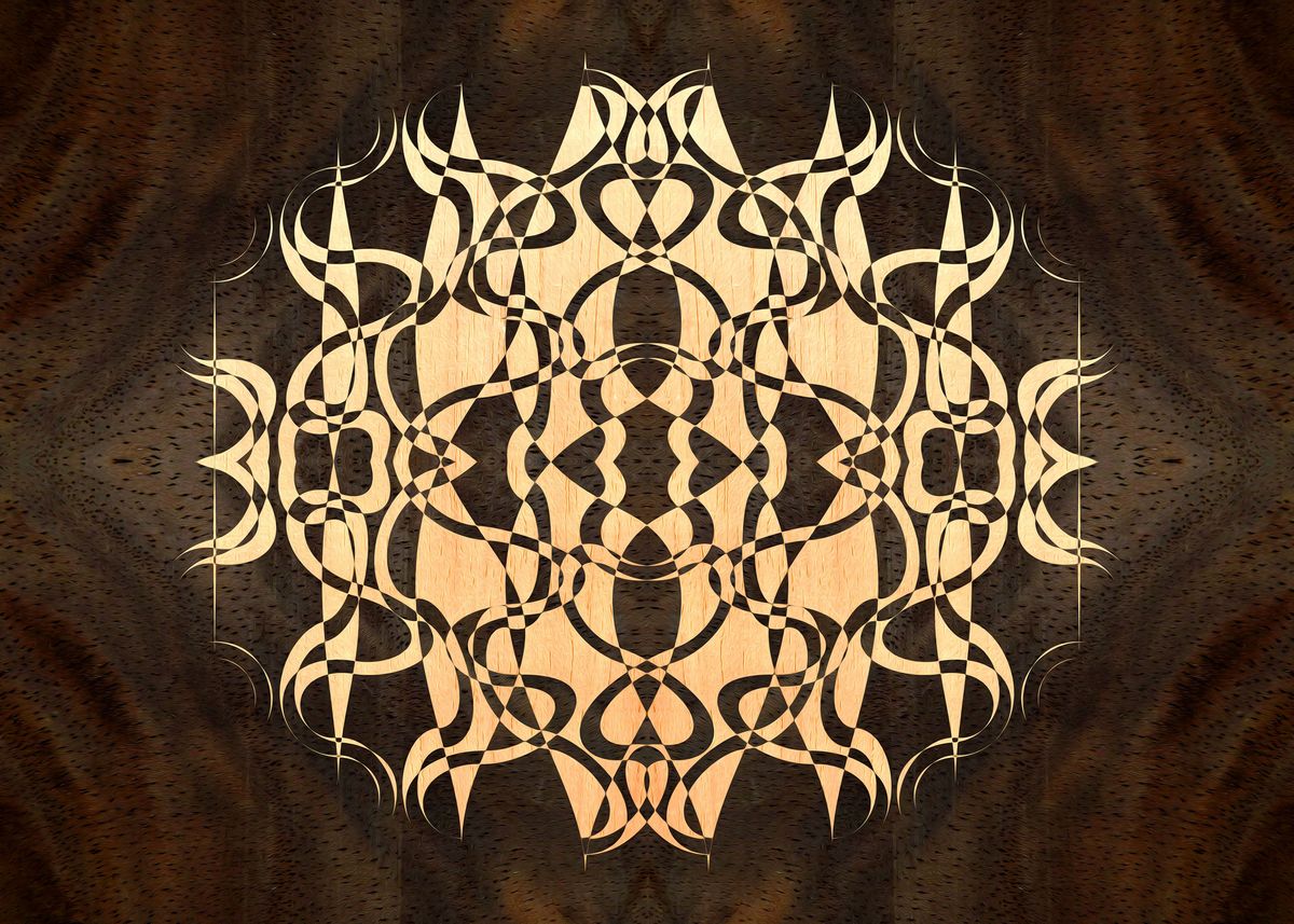 'Marquetry style' Poster by Gyula Gvardián | Displate