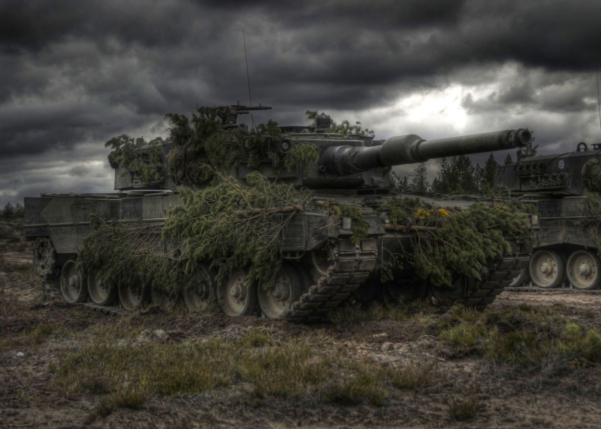 'Leopard 2' Poster, picture, metal print, paint by Minimalist Armor ...