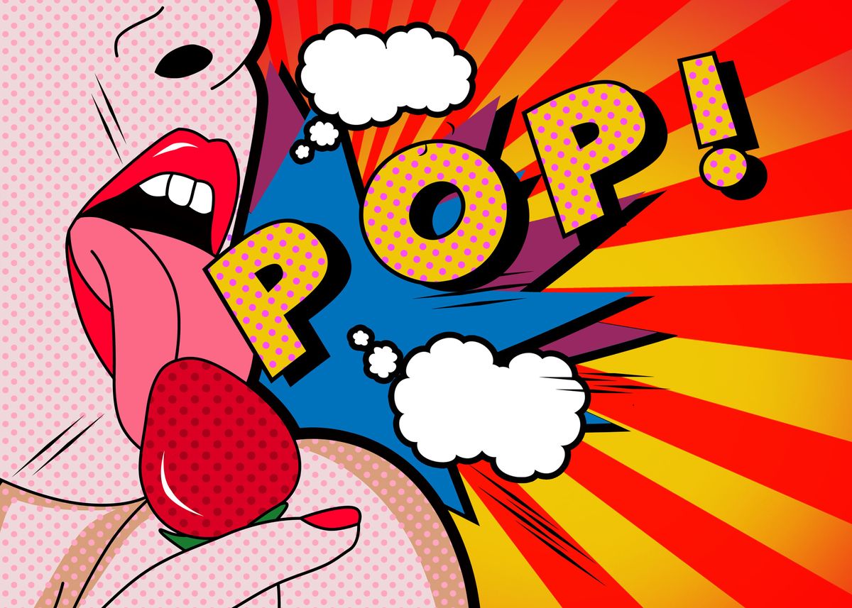 'Comics Pope' Poster by MARK ASHKENAZI ART | Displate