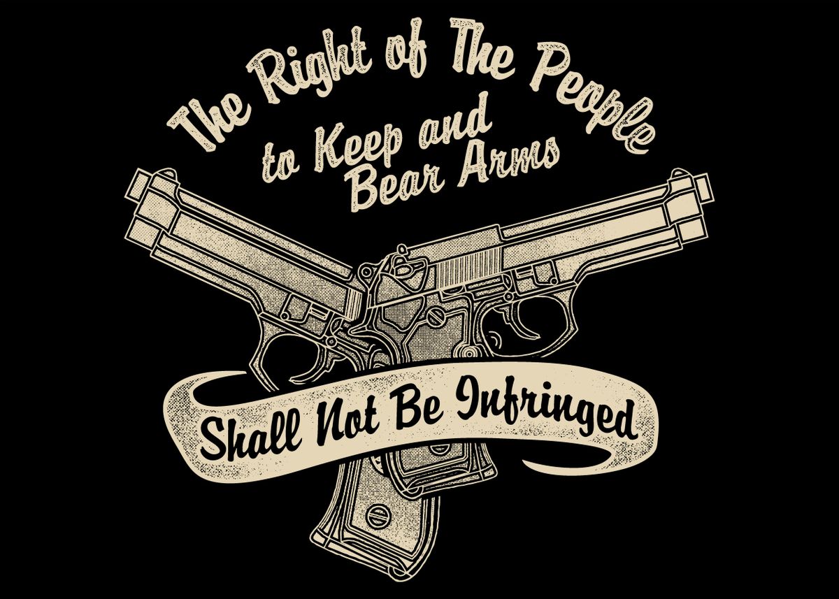 'Gun control' Poster by Ron Studio | Displate