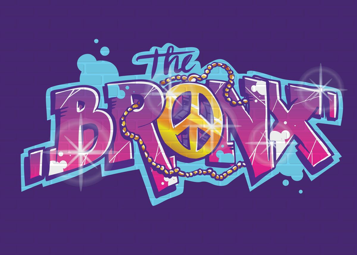 'Bronx New York ' Poster, picture, metal print, paint by Charmaine ...