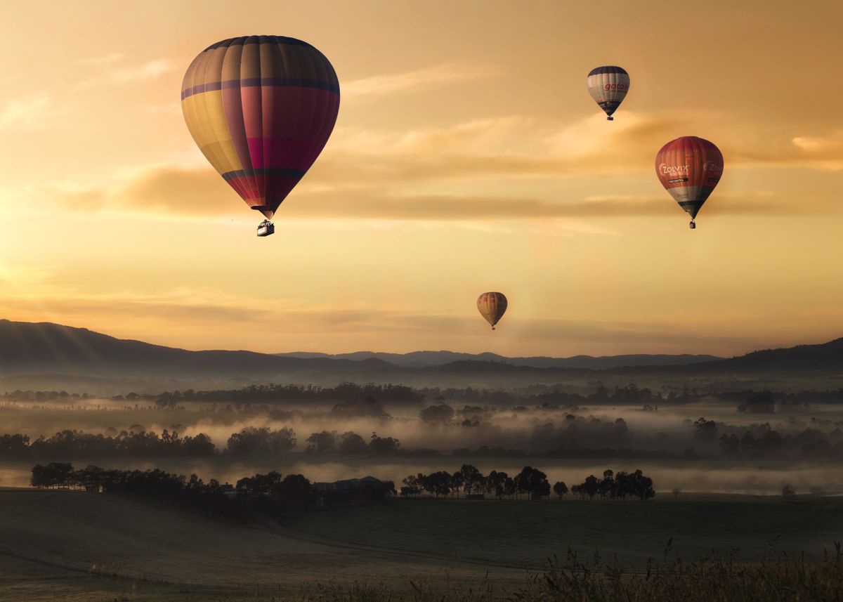 'Balloons' Poster by Vagart | Displate
