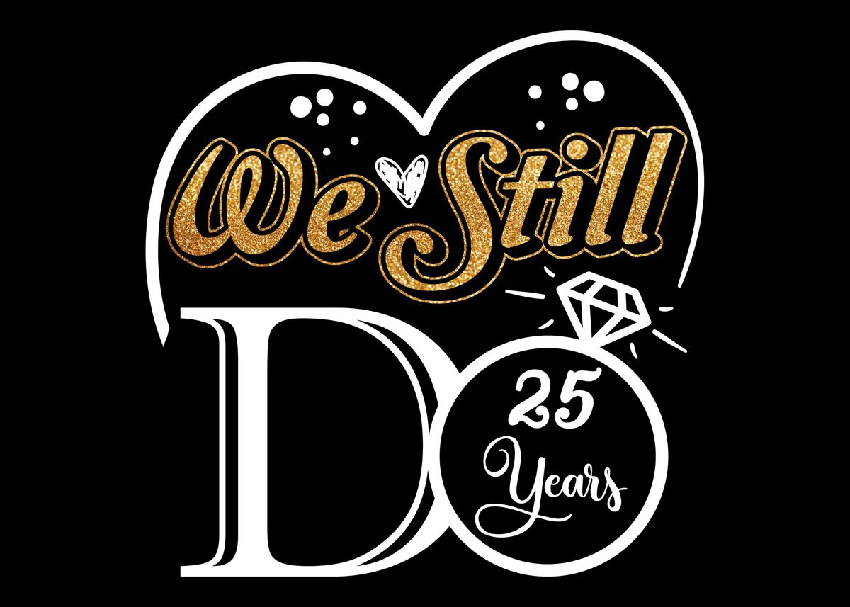 'Couple Wedding 25 Years' Poster by SWAYSHIRT | Displate