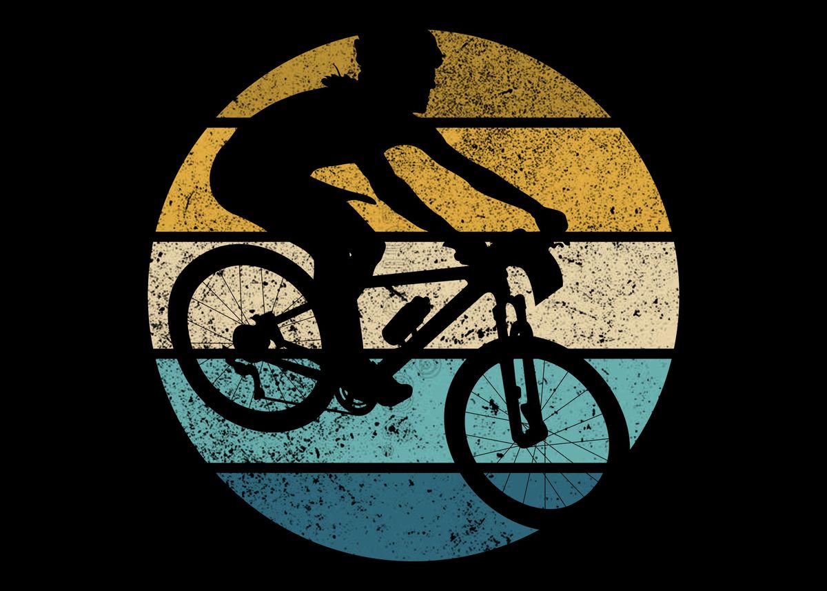 'Retro Vintage Track' Poster, picture, metal print, paint by ...