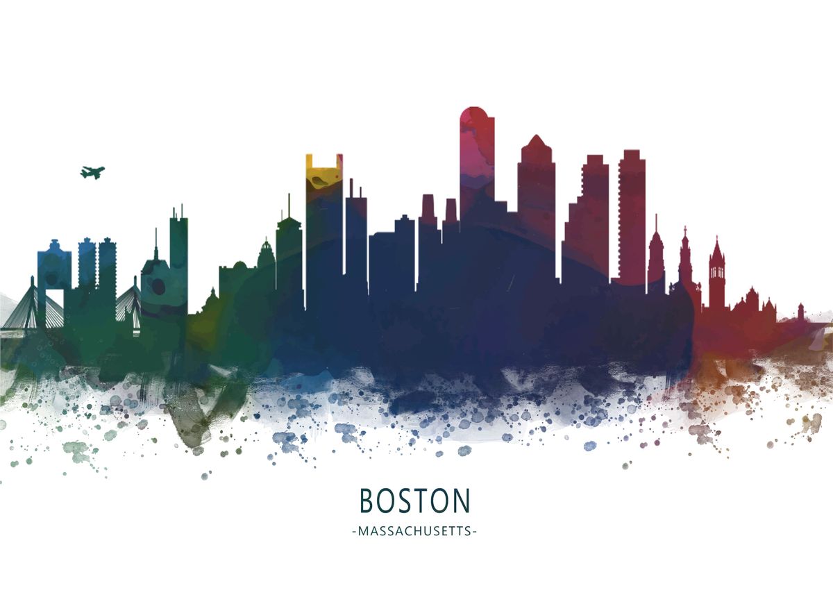 'Boston' Poster by LorettaRElswick | Displate