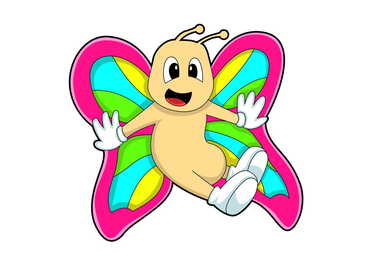 'Butterfly Feeler' Poster, picture, metal print, paint by Markus ...