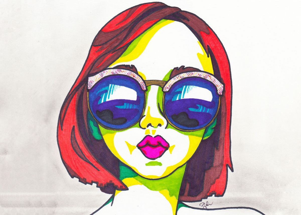 'Summer bop' Poster, picture, metal print, paint by Patrick Lau | Displate