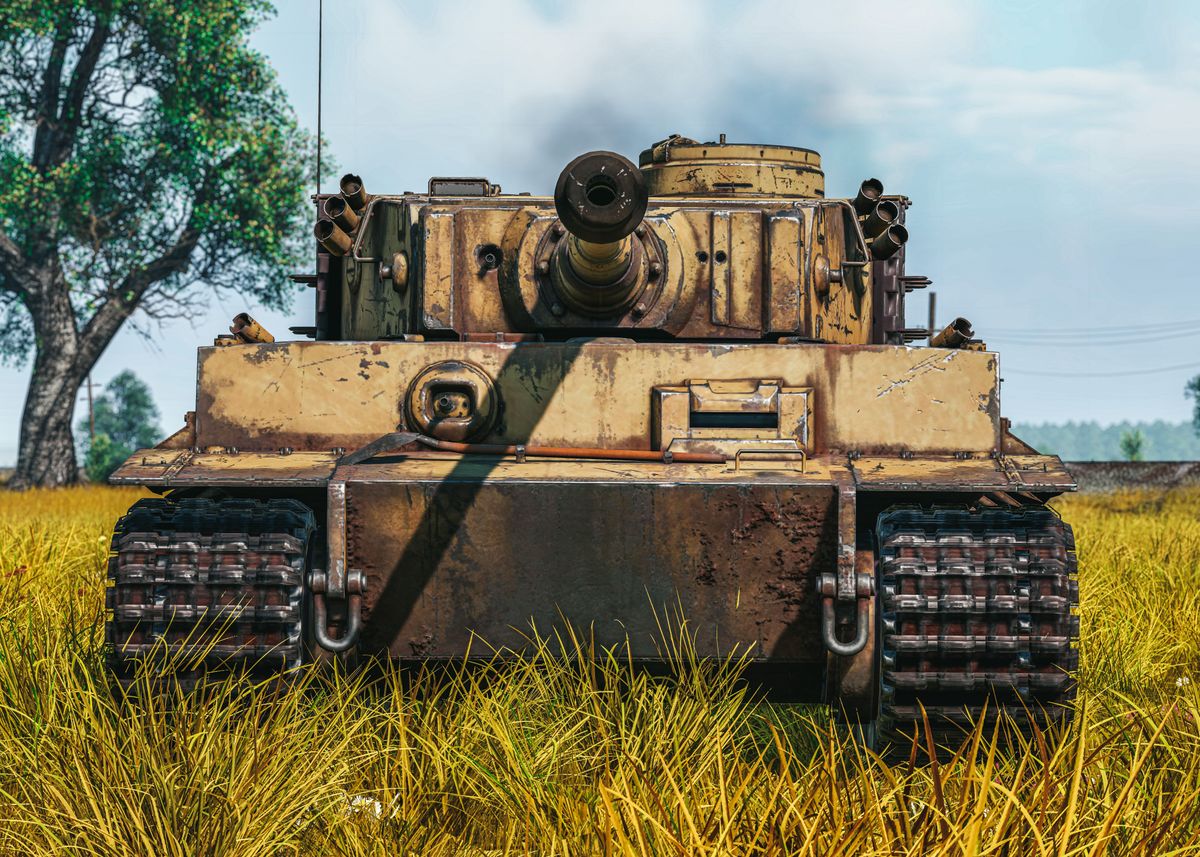 'German Tiger tank' Poster, picture, metal print, paint by ...