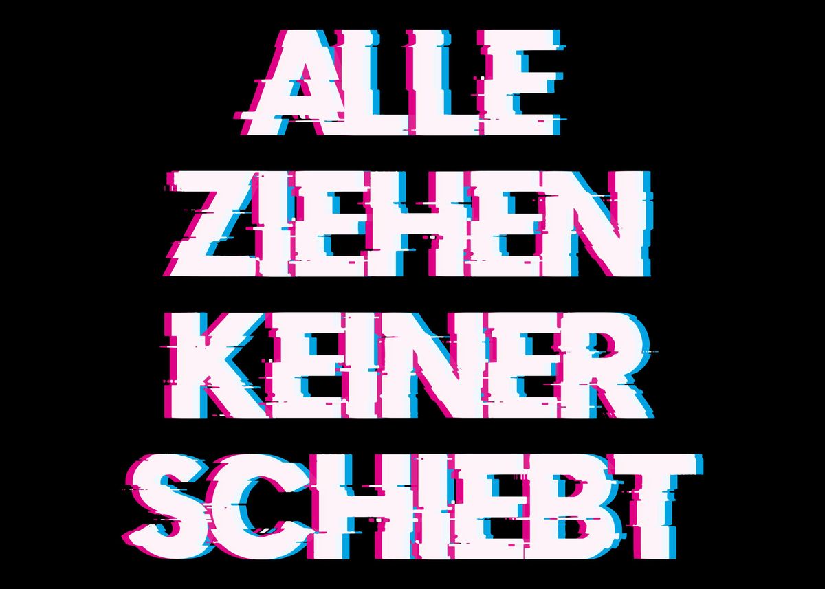 'Hardtekk German Techno' Poster, picture, metal print, paint by ...