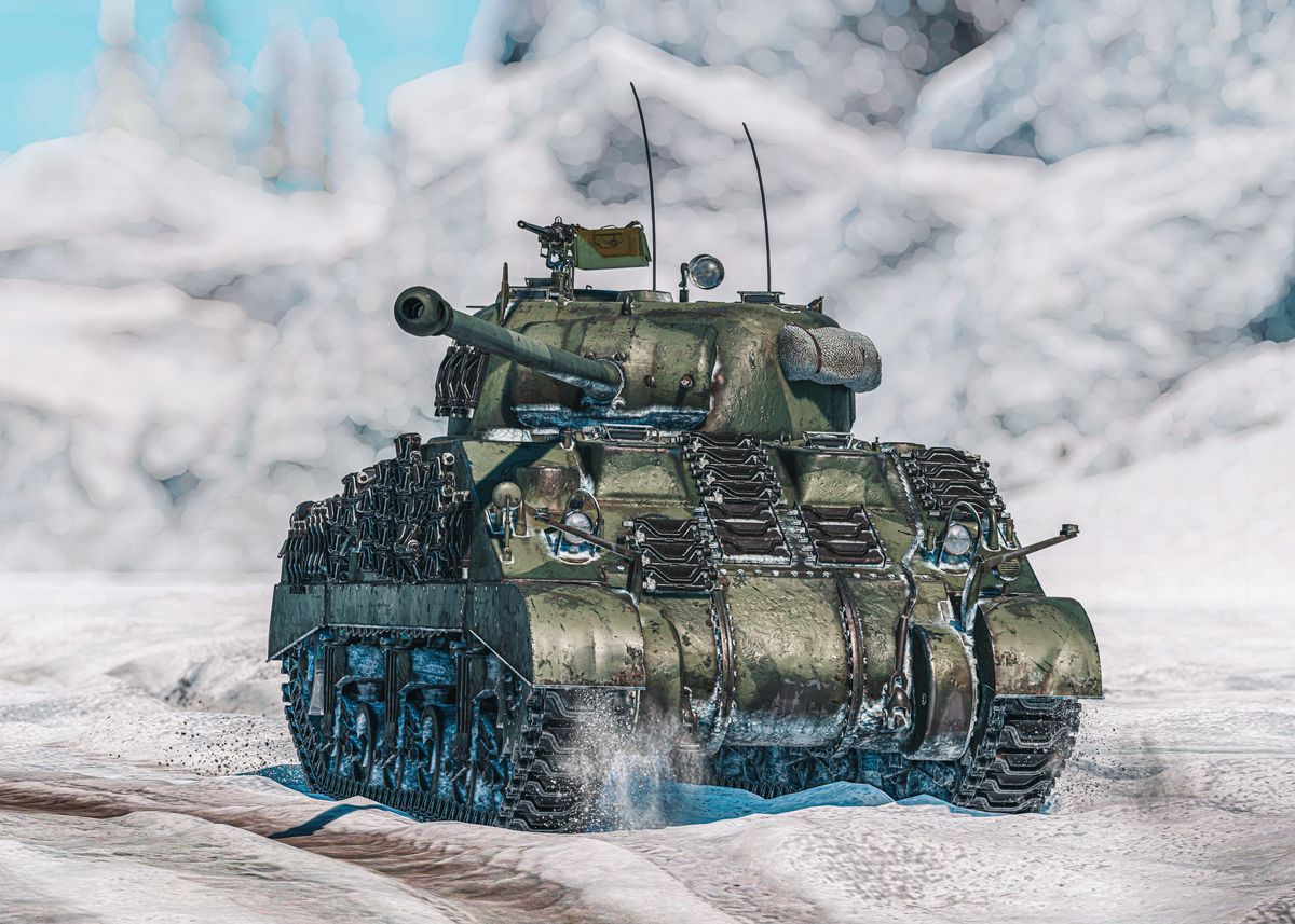 'Sherman Firefly' Poster, picture, metal print, paint by filmbildfabrik ...