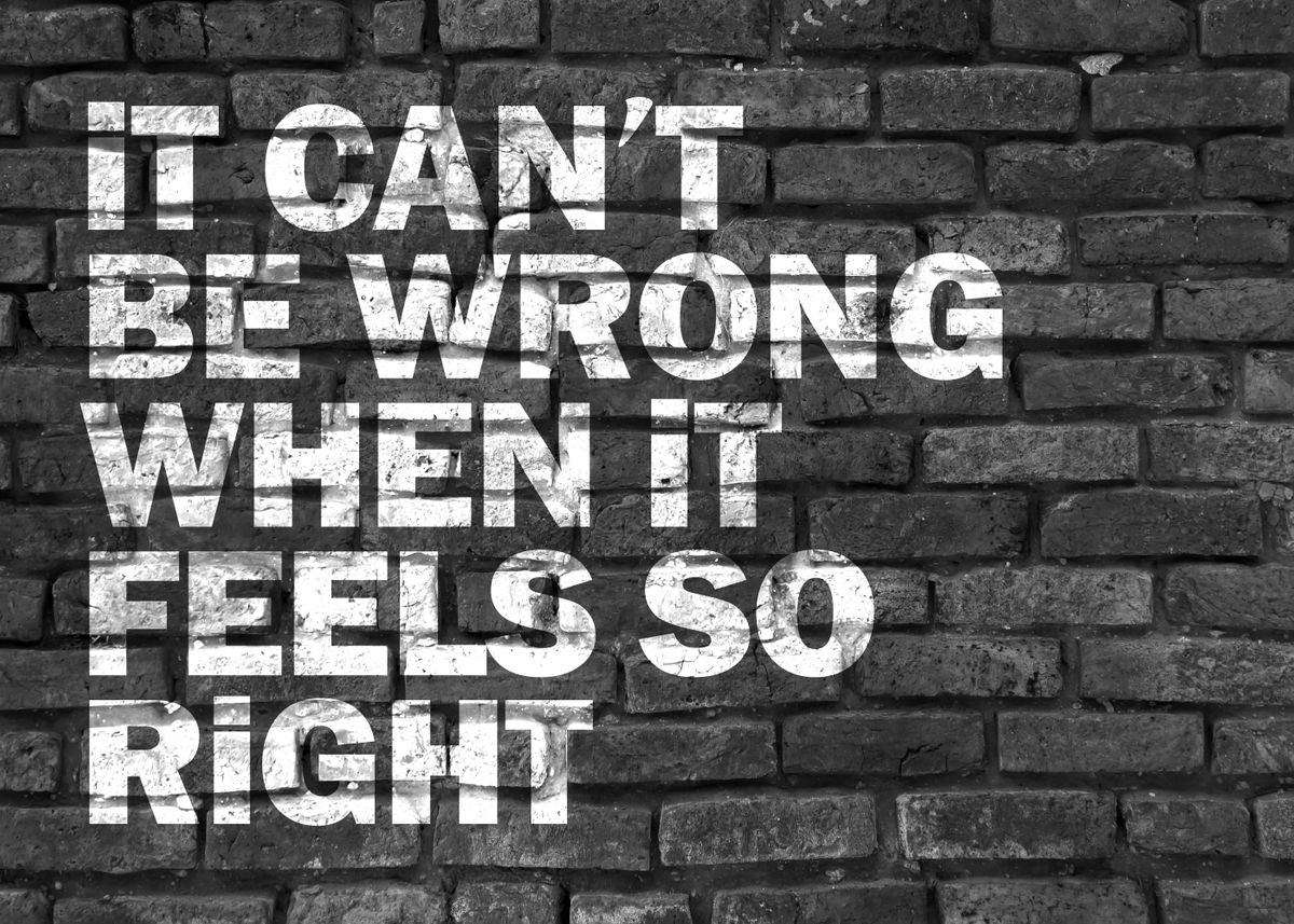 'Positive Graffiti Quote' Poster, picture, metal print, paint by ...