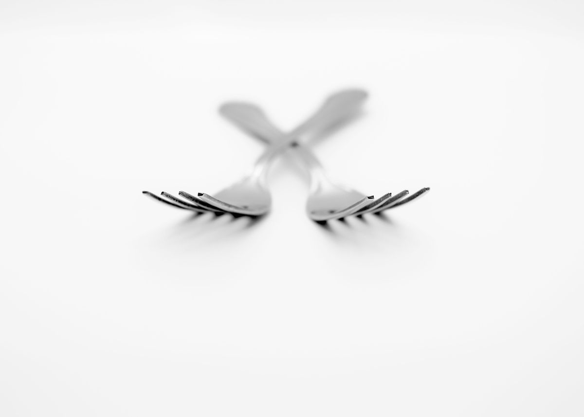 'Crossing forks' Poster by Anki Hoglund | Displate