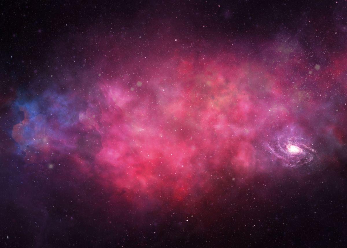 'Cosmos' Poster, picture, metal print, paint by Gigi Bgm | Displate