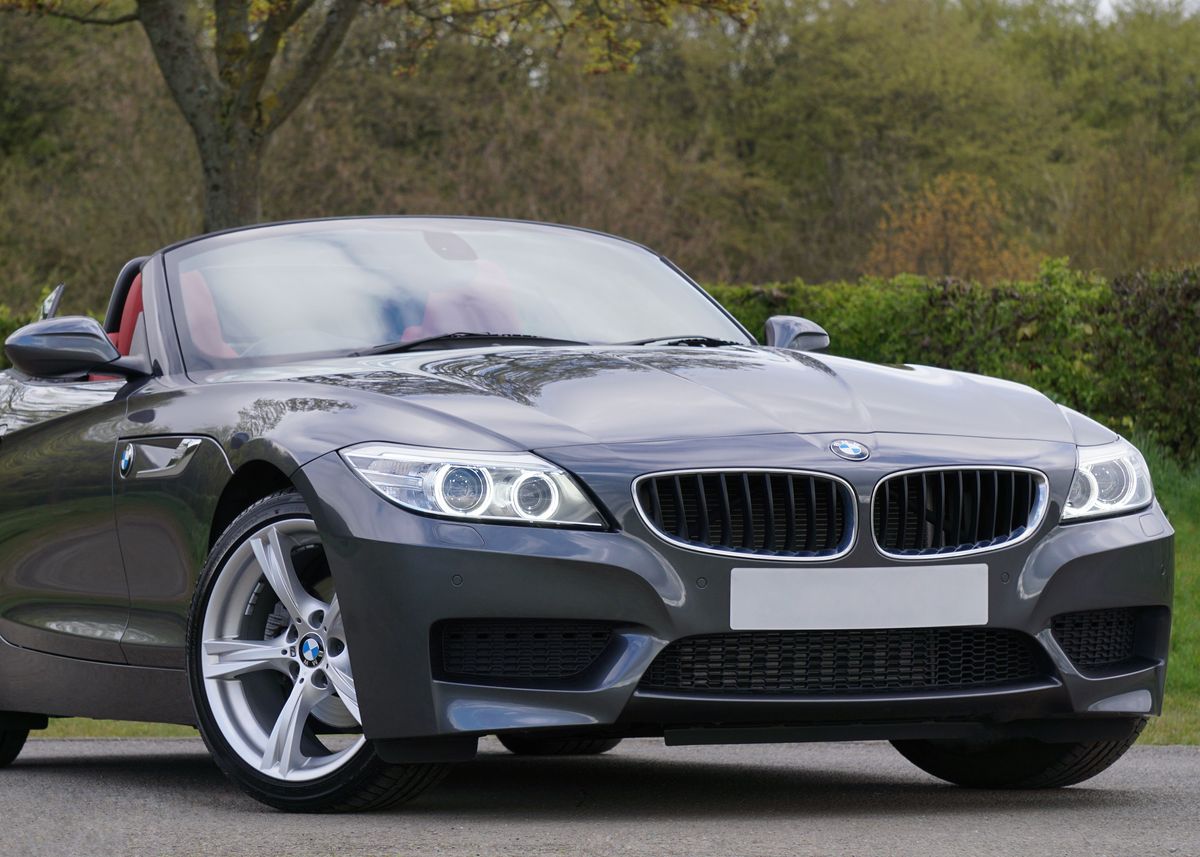 'Flashy sports car ' Poster by Sam Brady | Displate