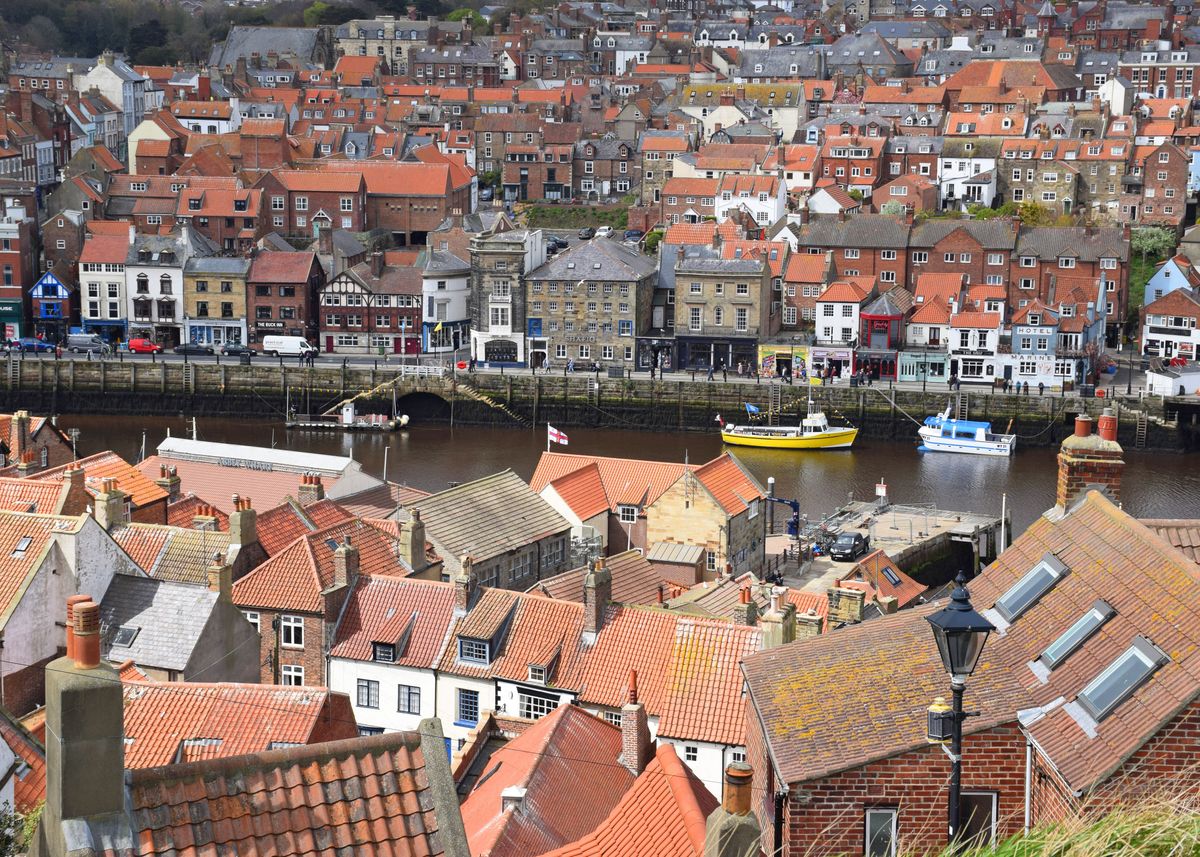 'Whitby' Poster, picture, metal print, paint by Mike Pratt | Displate