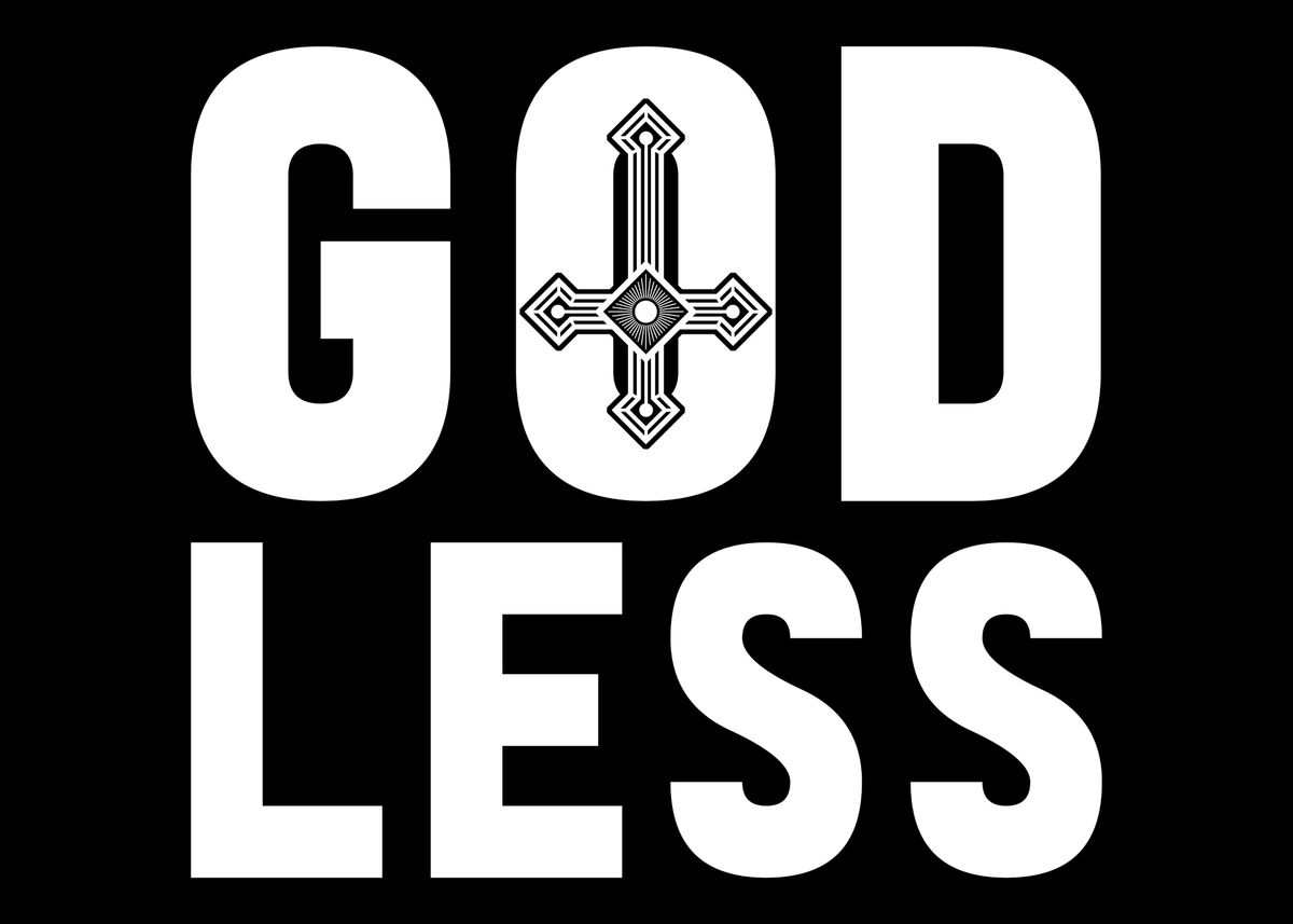 'Atheism Atheist' Poster by CrazySquirrel | Displate