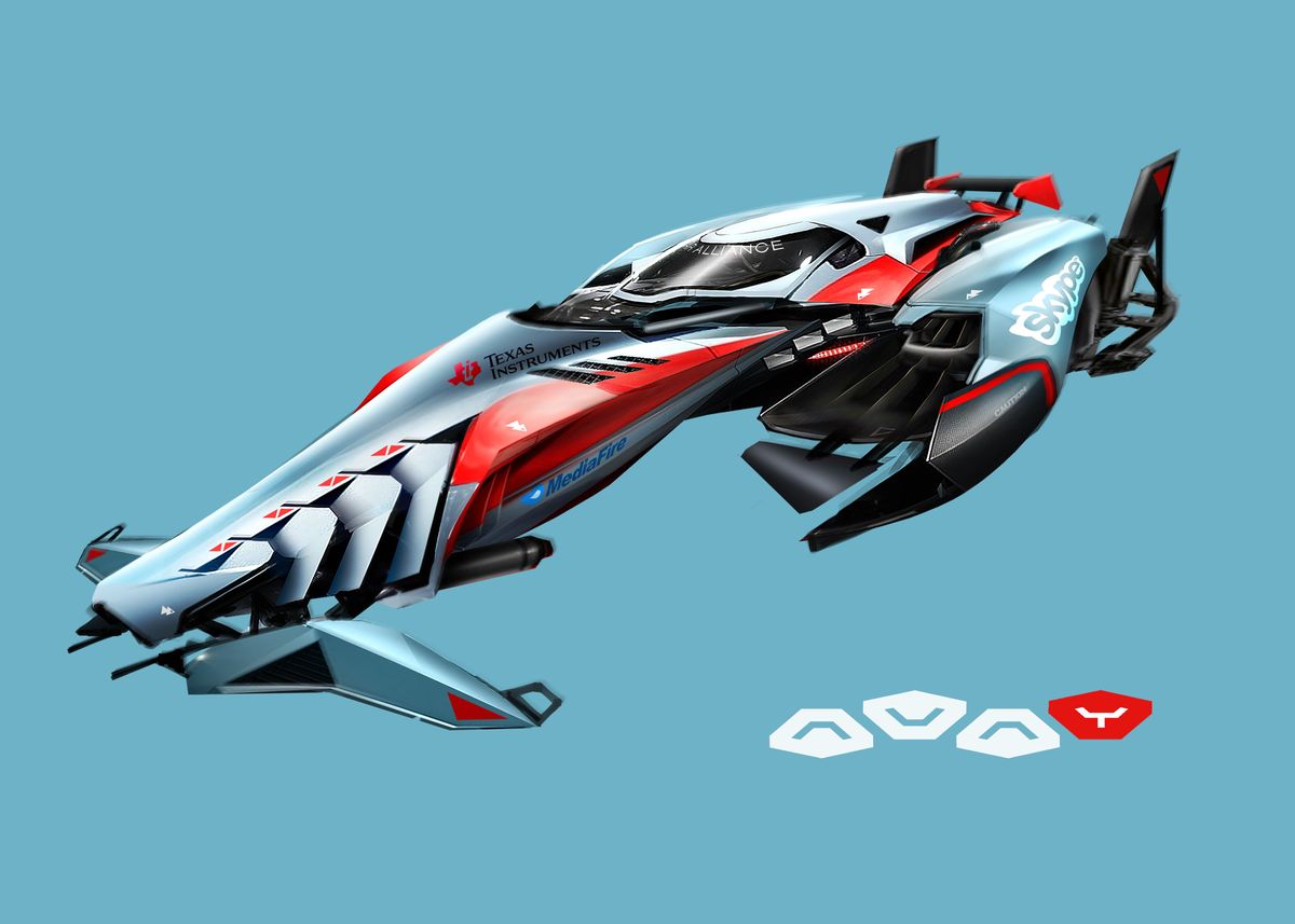 'Racing Team Avay' Poster, picture, metal print, paint by Vadim Motov ...