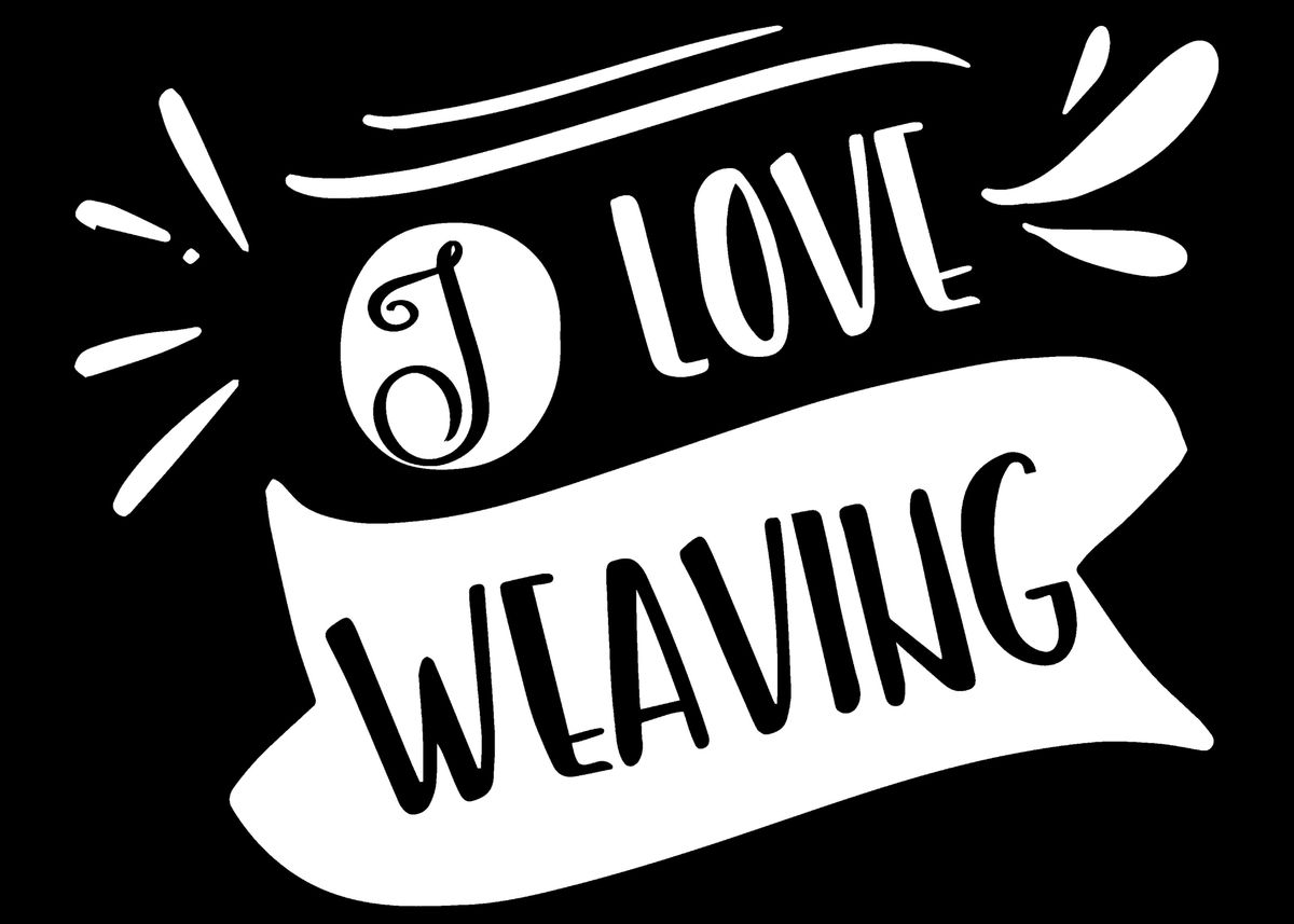 'Weaving' Poster, picture, metal print, paint by dr3designs | Displate