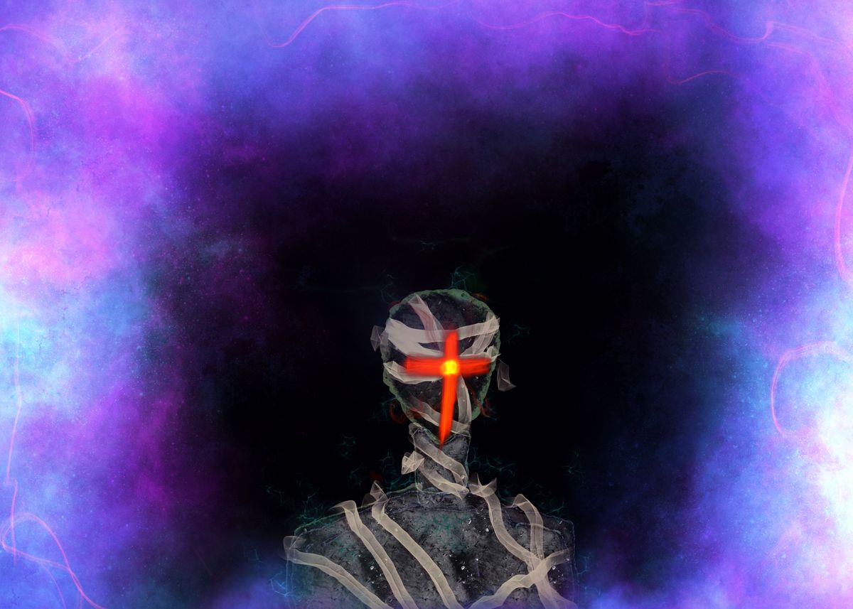 'Strange Deity' Poster, picture, metal print, paint by Satisfied ...